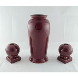Monarch Vase Set 3 Pc. in Cinnabar | FiestaSpecialties.com